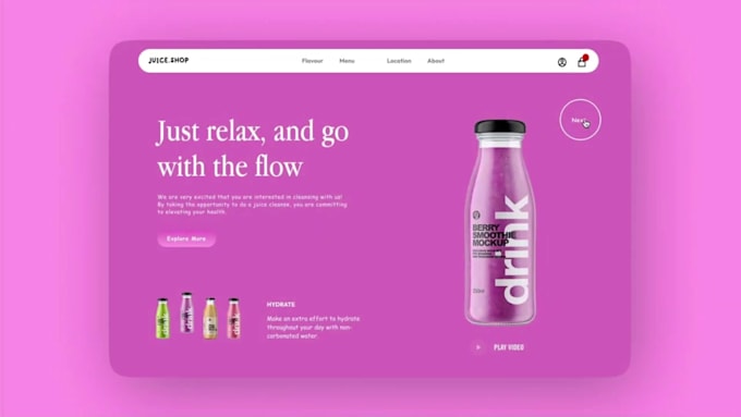 Create 3d interactive wix website design wix studio, wix 3d animation, spline by Motionweb_ | Fiverr