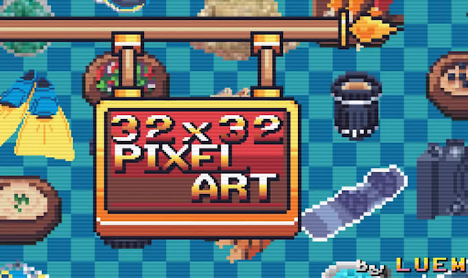 Create props, items and objetcs in pixel art for you by Luem__ | Fiverr