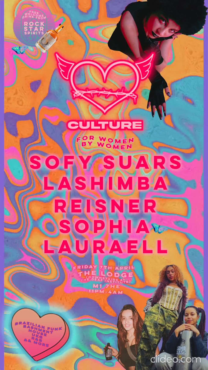 Make you an event flyer, poster and animate it into a gif by ...