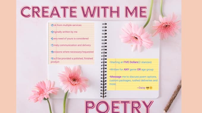 Creatively write amazing, custom poetry for any genre or age group in ...