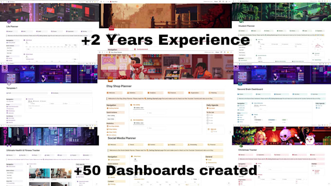 Create an customized aesthetic notion dashboard by Davidseitz447 | Fiverr