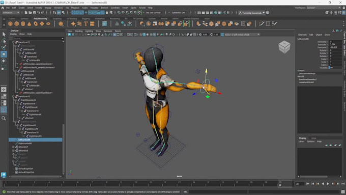 Rig3d model,facial rig,nfsw rig,3d character rigging in unity rig,3d ...