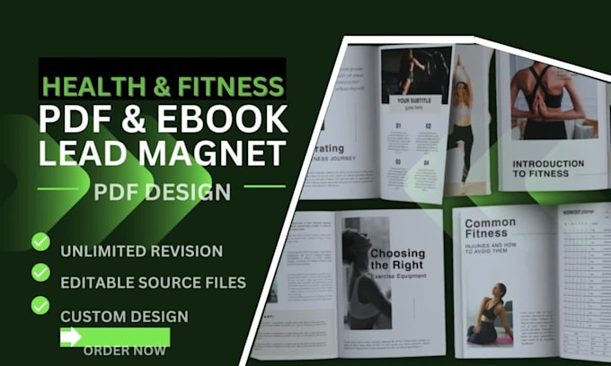 Design format write fitness ebook medical ebook work out plan canva ...