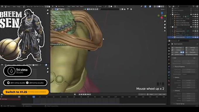 Stylized 3d game character animation 3d character rigging 3d character effects by Serlimiy | Fiverr