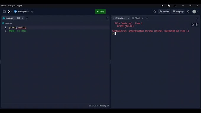 Help you with your python code by No_name9 | Fiverr