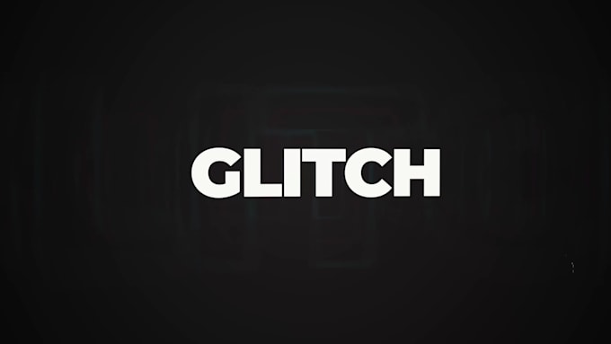 Make animated glitch logo reveal by Zkolra | Fiverr
