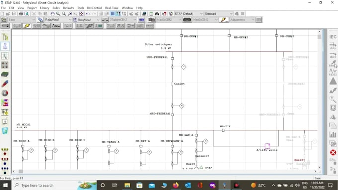 Design and modify electrical power networks by Mousheirali | Fiverr