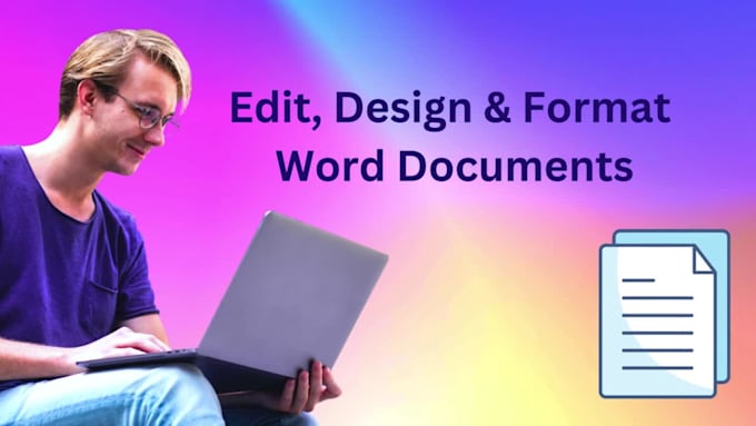 Do editing, designing and formatting of word documents by Shafay ...