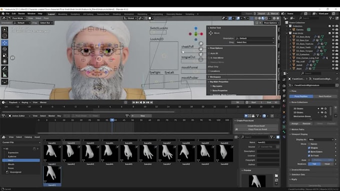 Rig a 3d character for games, vrchat, animation, or vtubing by Cartoon ...