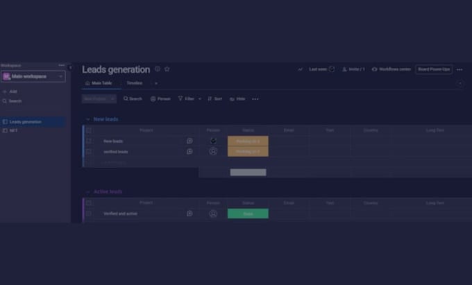 Do Monday Crm Project Management Boards Setup With Automation And Integration By Jufengjacksam