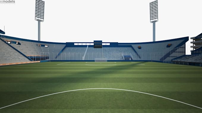 Create realistic 3d stadium animation, crowd simulation, and sports ...