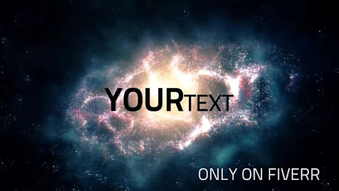 Create a blockbuster intro in space by Elliotth | Fiverr