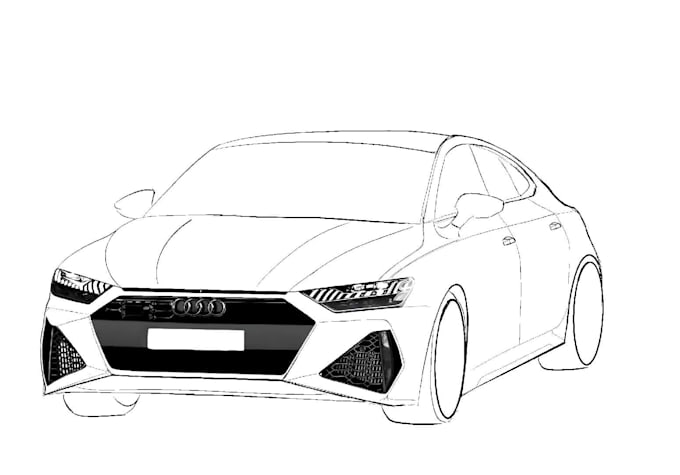 Draw your car or any car you like in hyperrealistic artstyle by ...