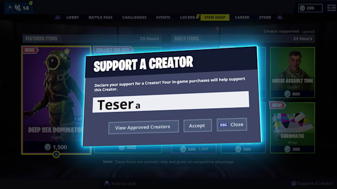 Make best fortnite support a creator intro by Teserakt | Fiverr