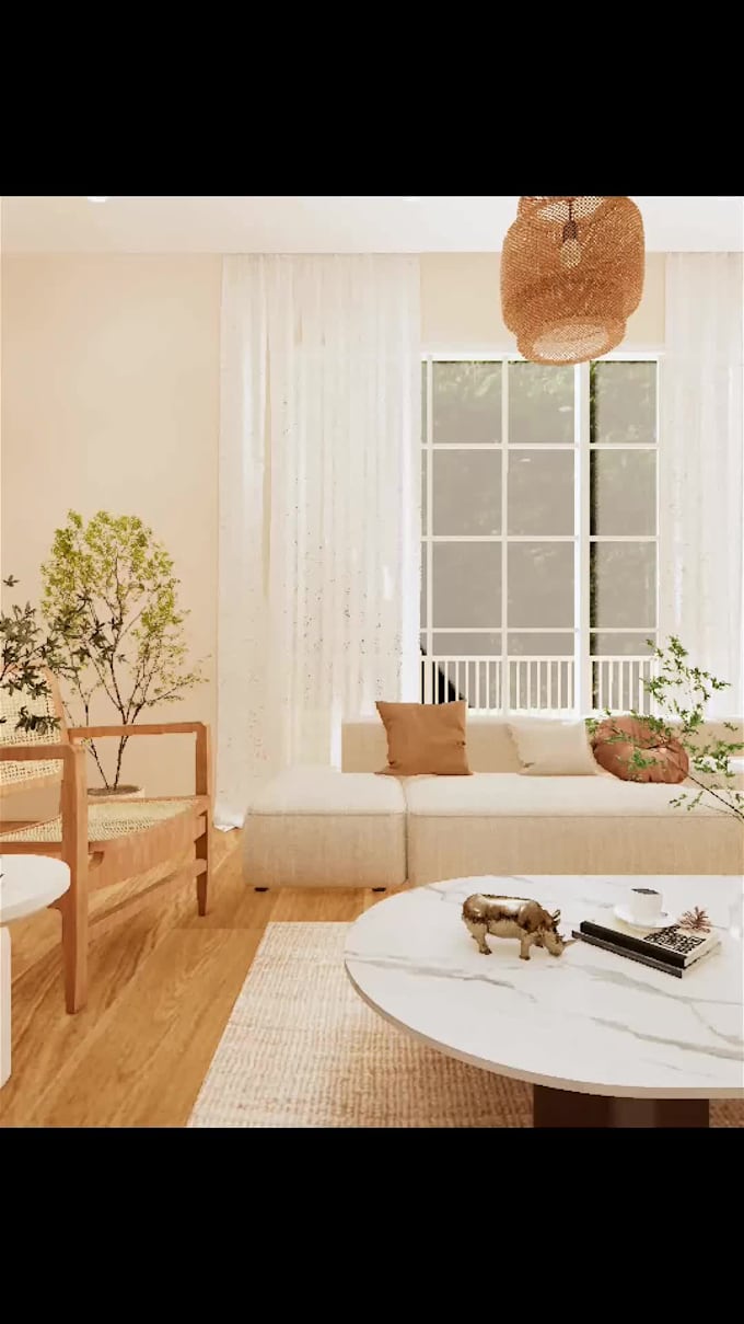 Design your space and render a realistic 3d inteior by Raudiina | Fiverr