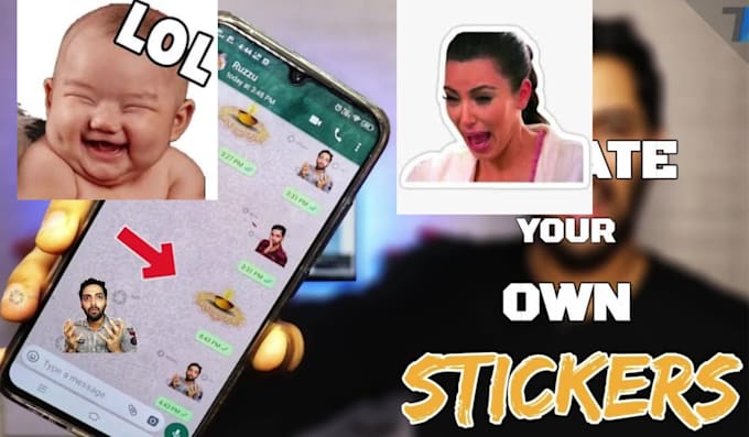 Turn photos into stickers whatsapp and telegram by Bendardluck | Fiverr