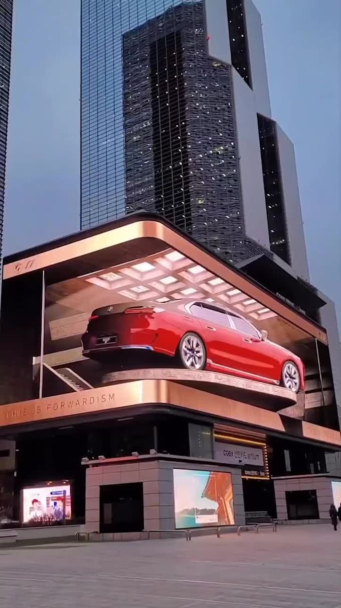 Do 3d anamorphic animation 3d billboard animation cgi ads vfx animation ...