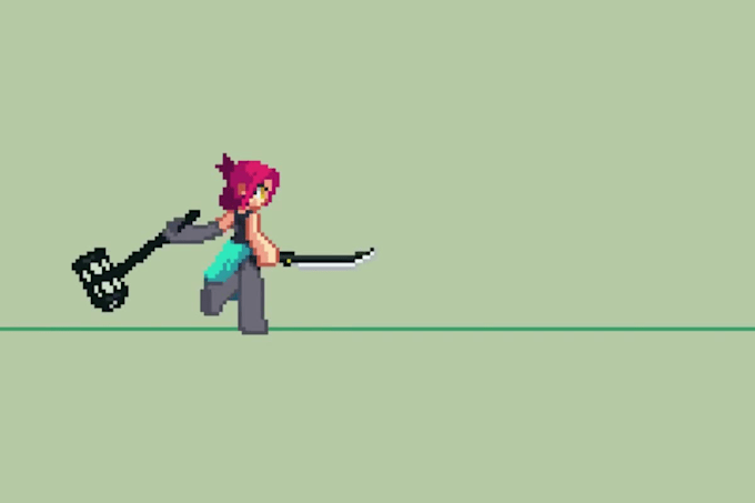 2d retro pixel game art pixel sprite sheet pixel art animation pixel ...