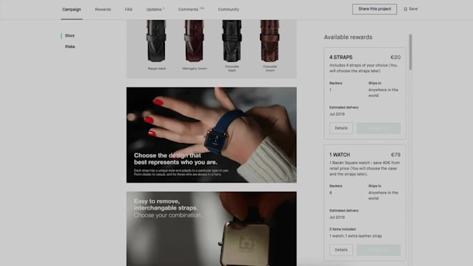 Design professional kickstarter campaign page from scratch by ...
