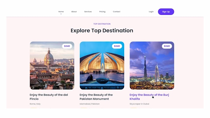 Make your personal travel agency website by Tomas_dvorak_ | Fiverr