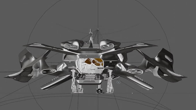 Make hard surface models, guns, mechs, spaceship, props by Fkmotion | Fiverr