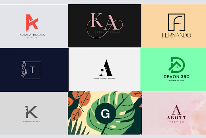 Create professional minimalist logo design for your business by Kusalll | Fiverr