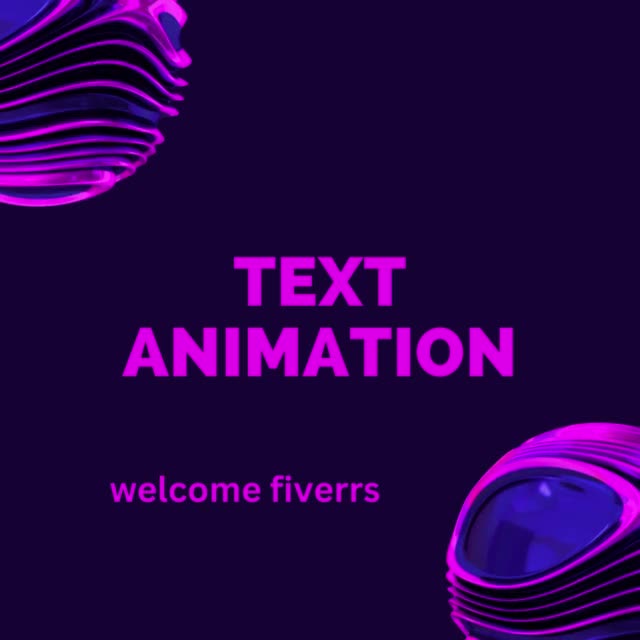 Create custom kinetic typography animated video by Mohamedumair123 | Fiverr