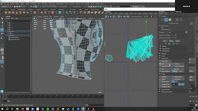 Retopology 3d model and unwrap it with the uv map by Topgardy | Fiverr