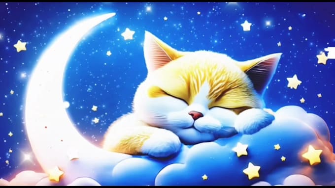 Create animated lullaby videos with sleep music by Malikzubairkhan | Fiverr