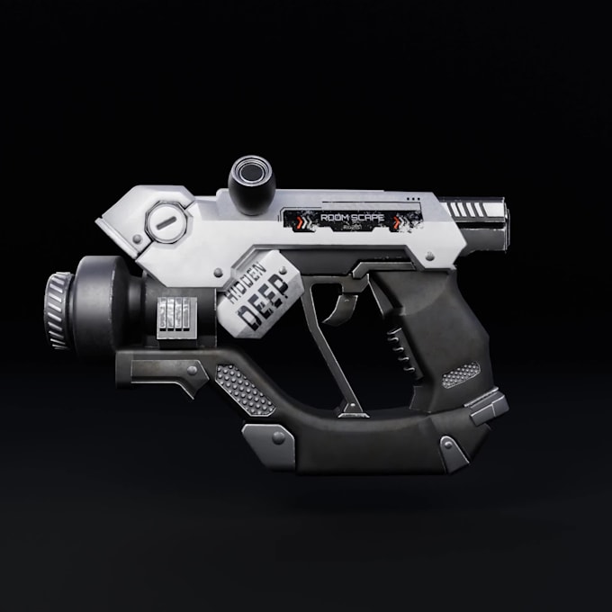 Design hard surface 3d game model 3d game assets like weapons props ...