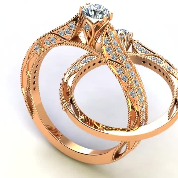 Render 3d realistic jewelry design, 3d jewelry animation by ...