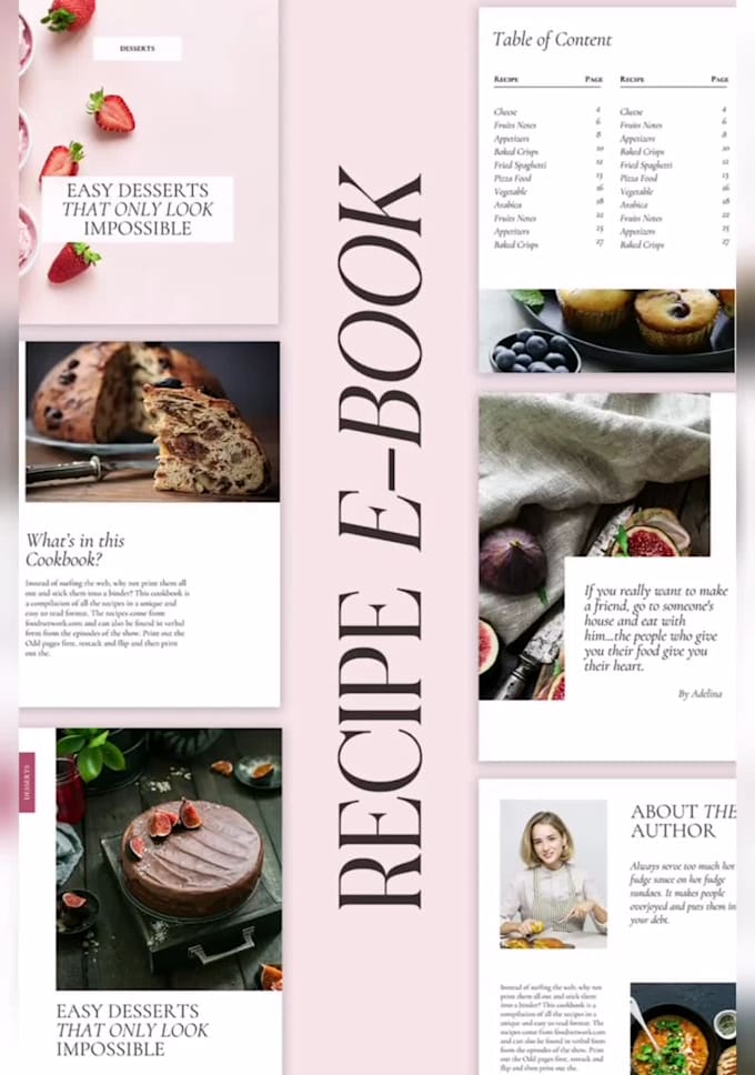 Design a nutrition recipe cookbook, or ebook for you by Zahraqasim09 ...
