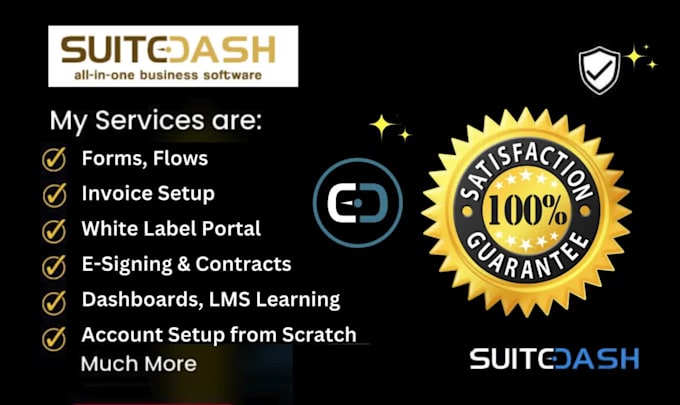 Setup suitedash forms, flow, client portal, white label crm by Coleman0000 | Fiverr