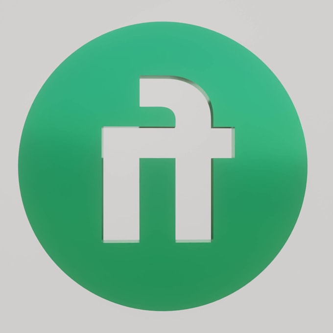 Create a 3d spinning logo animation loop by Kalashnikov3d | Fiverr