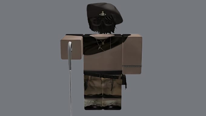 Design 3d roblox avatar minecraft roblox rthro r15 r16 r6 layered ...