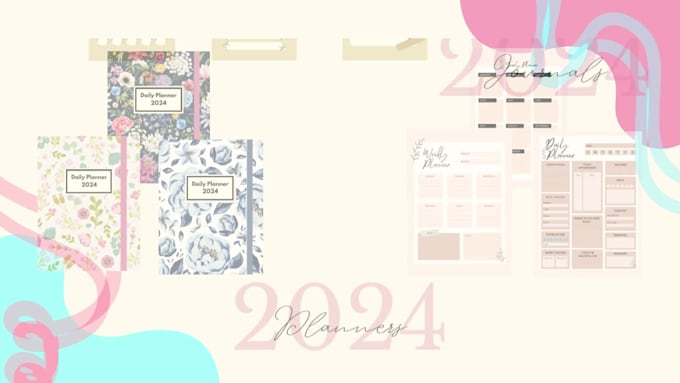 Design 2024 journals, calendars, and trackers by Ramshaali500 | Fiverr