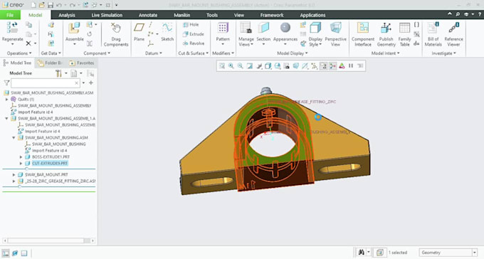 Do 3d cad models industrial design 2d drawing rendering in solidworks and creo by Hammad ...
