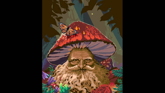 Create a static pixel art background by Miketenebrae | Fiverr