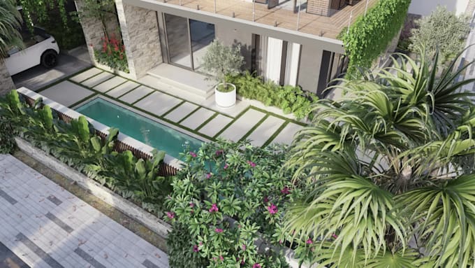 Landscape design, garden design, backyard, swimming pool and 3d images ...