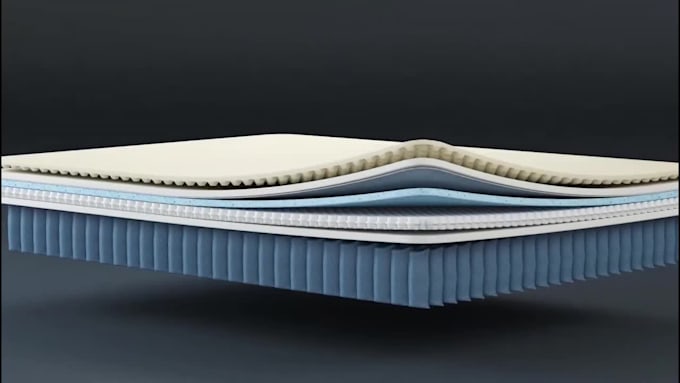 3d mattress animation 3d furniture animation 3d bed 3d product ...