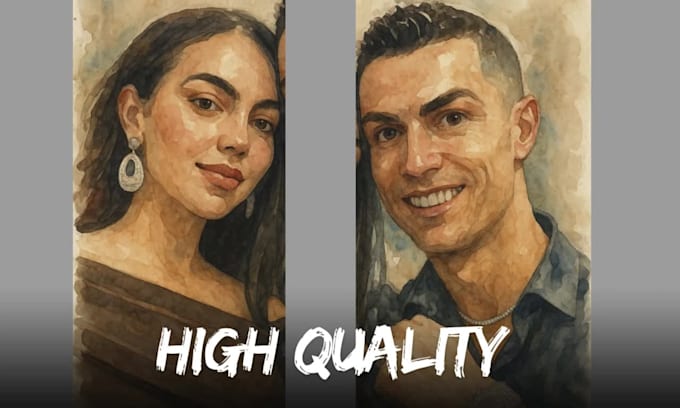 Create a custom watercolor portrait from your photo by Willowart_shop ...