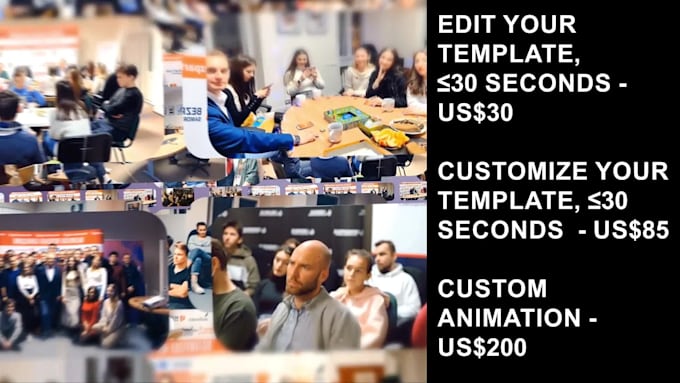 Edit any after effects template or make a custom animation by Luckydart ...