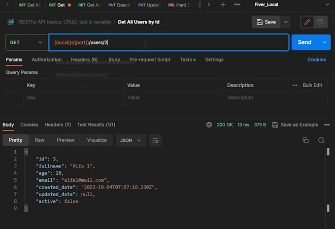 Create custom express js curd api by Hal_do | Fiverr