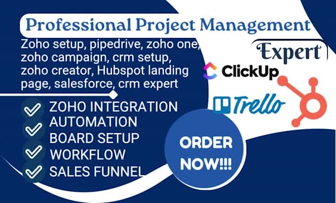 Setup Your Zoho Ghl Pipedrive Hubspot Apptivo Nutshell Crm As An Expert By Rofiat Ayoola