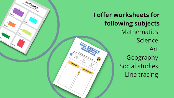 Design custom math worksheets for preschool kids activity by ...