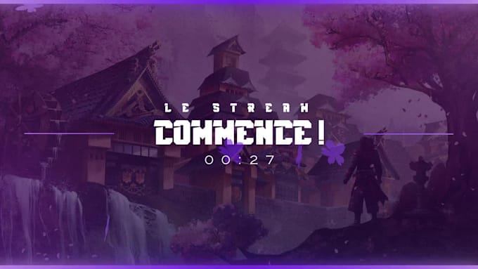 Good twitch overlay or templates by Uchuart | Fiverr