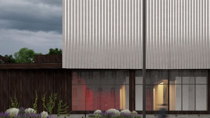 Create 3d realistic exterior render by Liubomyrglod | Fiverr