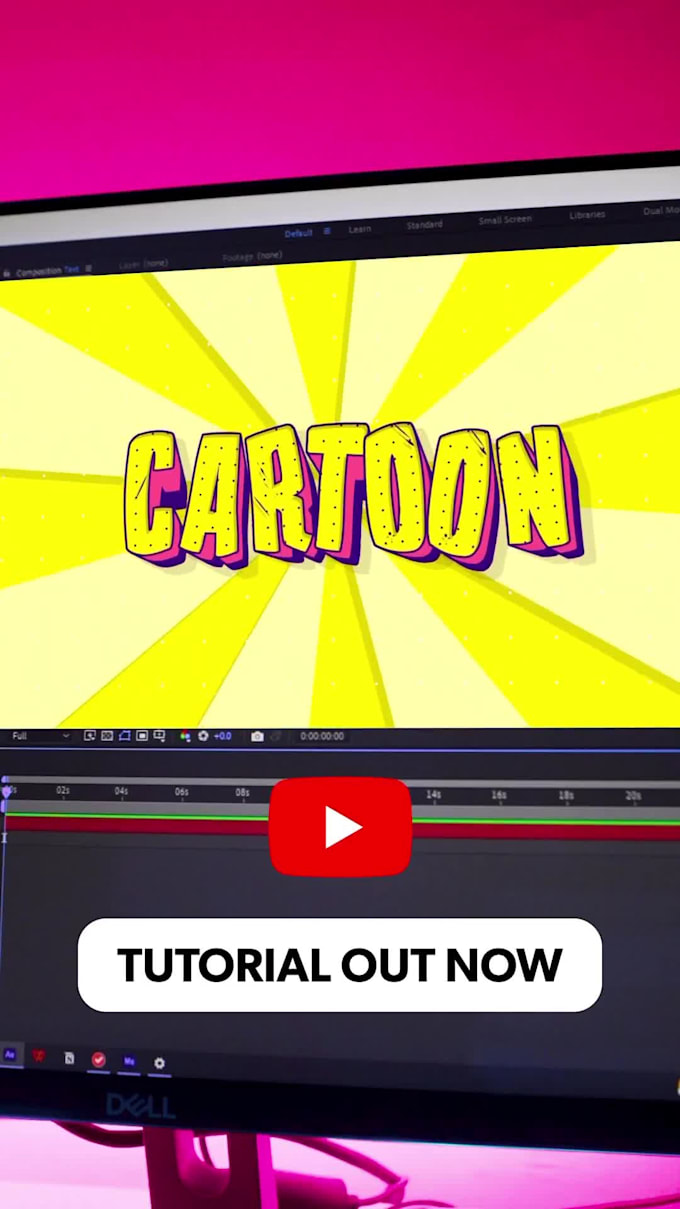 Make cartoon text animation like this by My_amvs_vfx | Fiverr