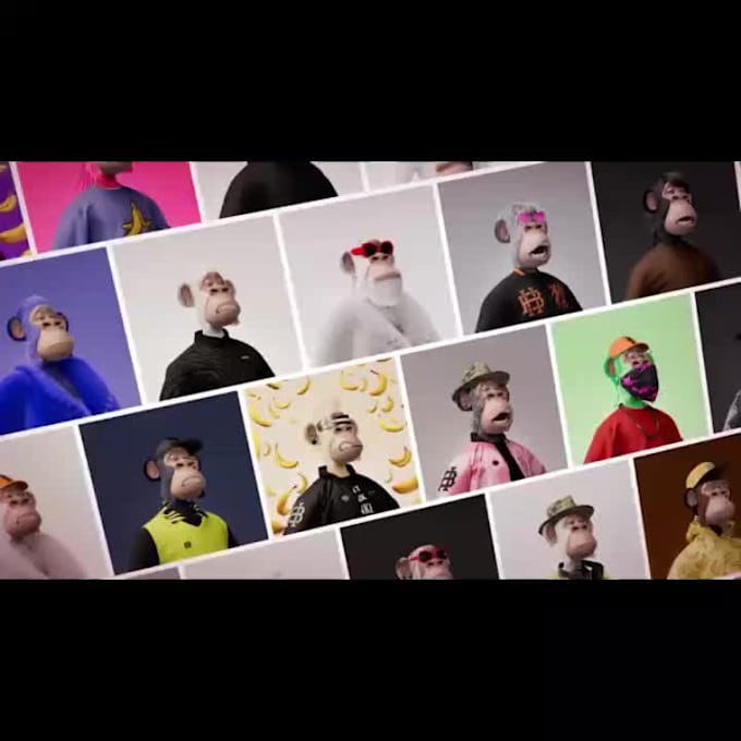 Create nft promo video nft 3d animation nft intro nft collections video ...