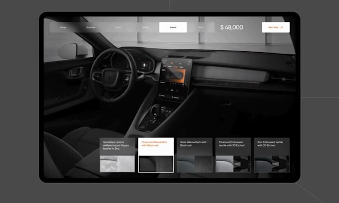 3d product configurator website using threejs, webgl, gsap, zakeke, kickflip by Grac_sious | Fiverr